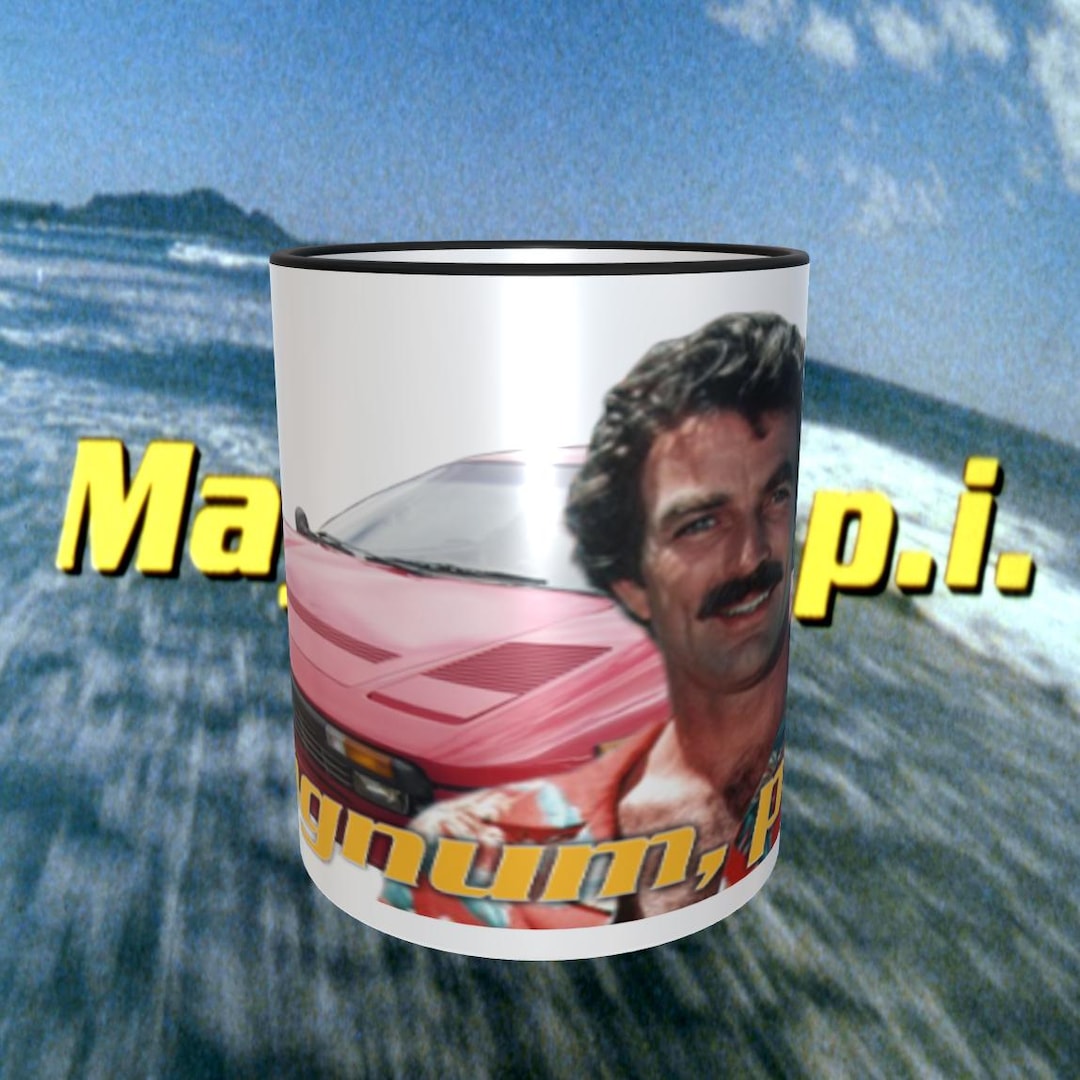 Magnum P.I. Version #1, 11oz Dishwasher Safe Coffee Mug, Black Inside ...
