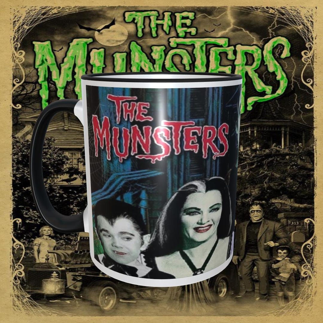 The Munsters Version #1 Family Classic Tv 11oz Dishwasher Safe Coffee ...