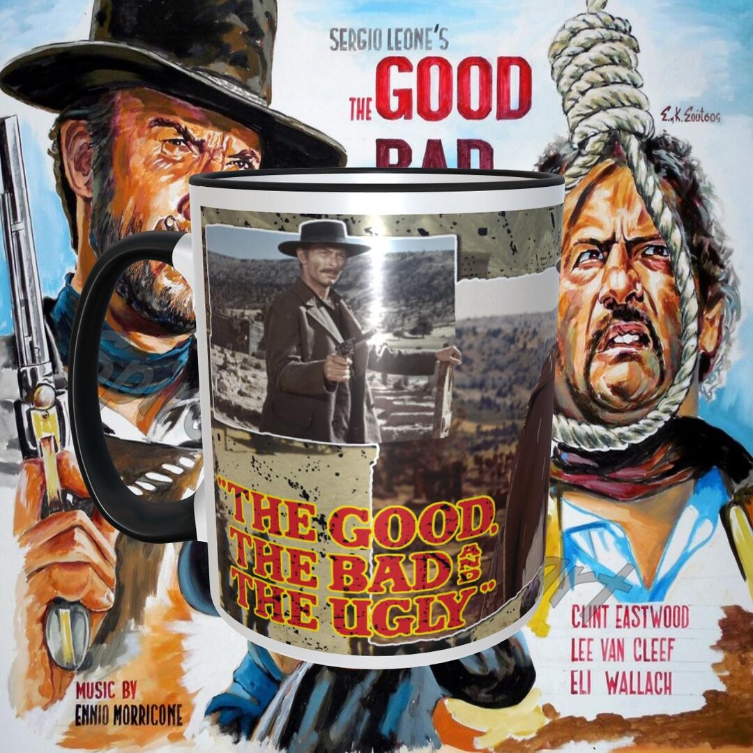 Good the Bad and the Ugly Clint Eastwood 11oz Dishwasher Safe Coffee ...