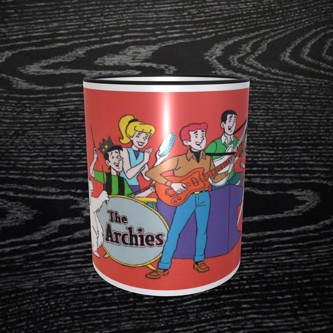 The Archies Cartoon 11oz Dishwasher Safe Coffee Mug, Black Inside ...