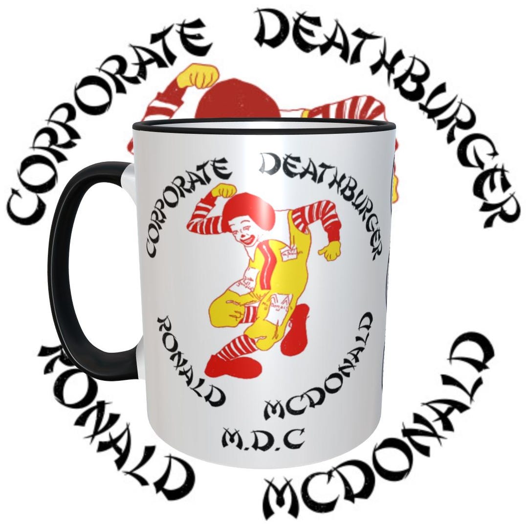 M.D.C. Corporate Death Burger MDC 11oz Dishwasher Safe Coffee Mug ...