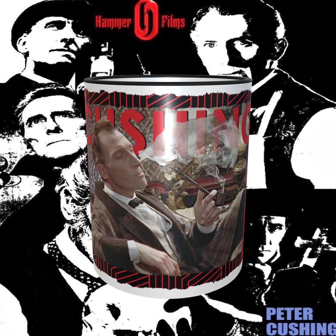 Peter Cushing, Dracula, Hammer, 11oz Dishwasher Safe Coffee Mug, Black ...