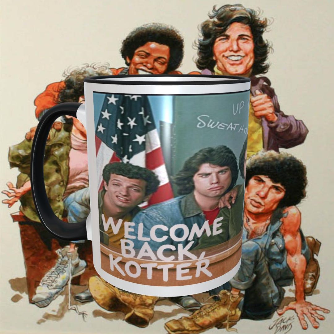 Welcome Back Kotter 11oz Dishwasher Safe Coffee Mug, Black Inside ...