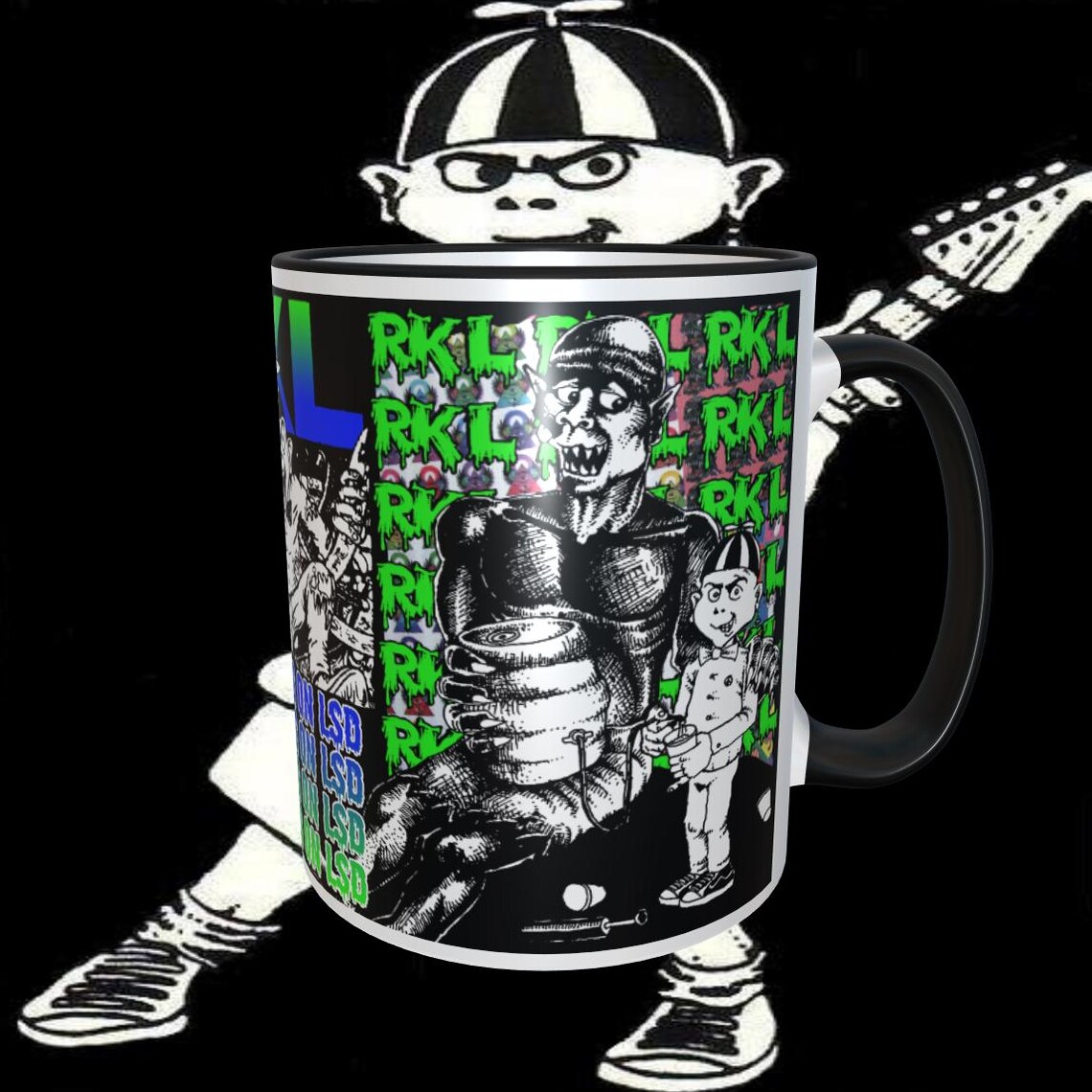 RKL Rich Kids on LSD, ACID Tabs 11oz Dishwasher Safe Coffee Mug, Black ...