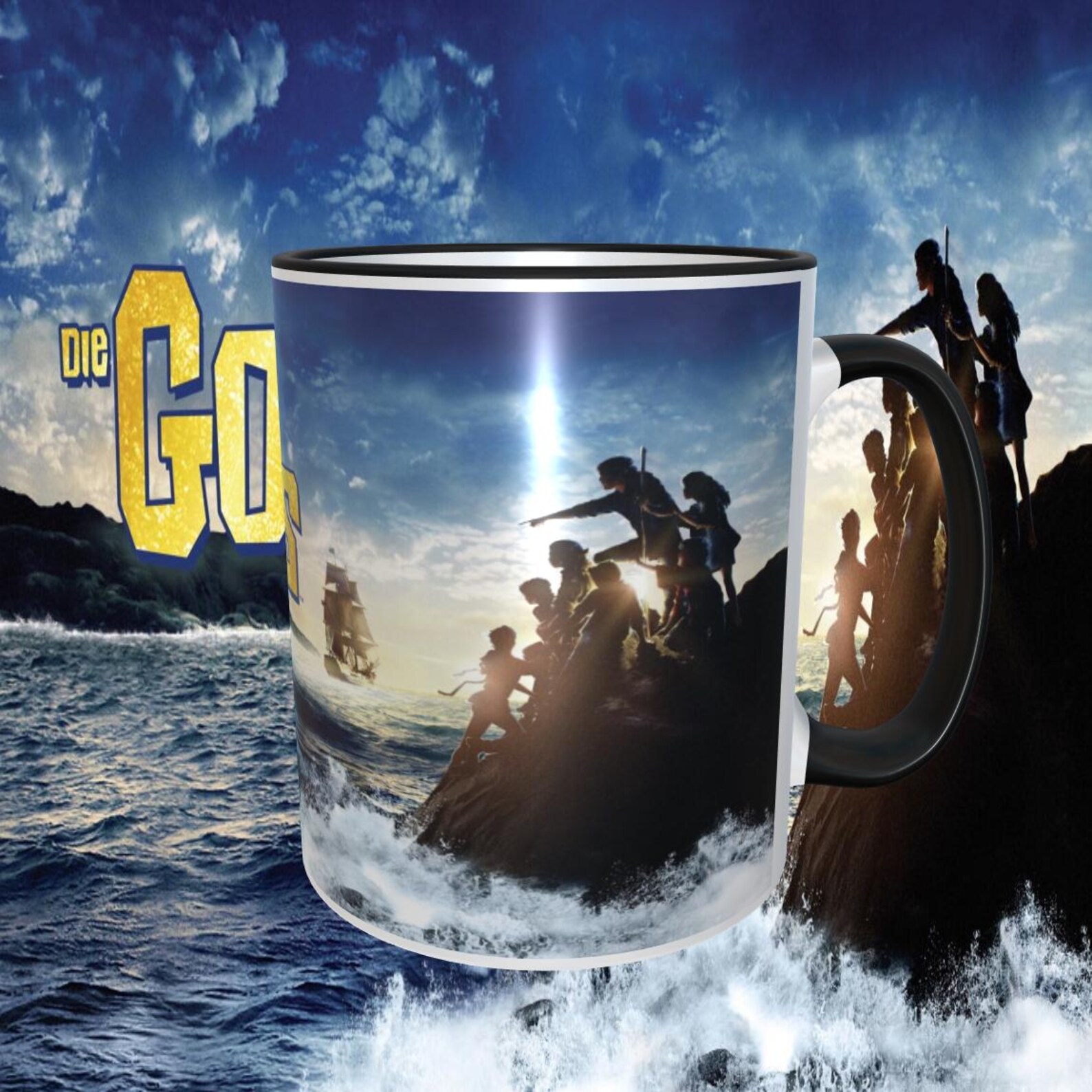Goonies Version #1, 11oz Dishwasher Safe Coffee Mug, Black Inside ...