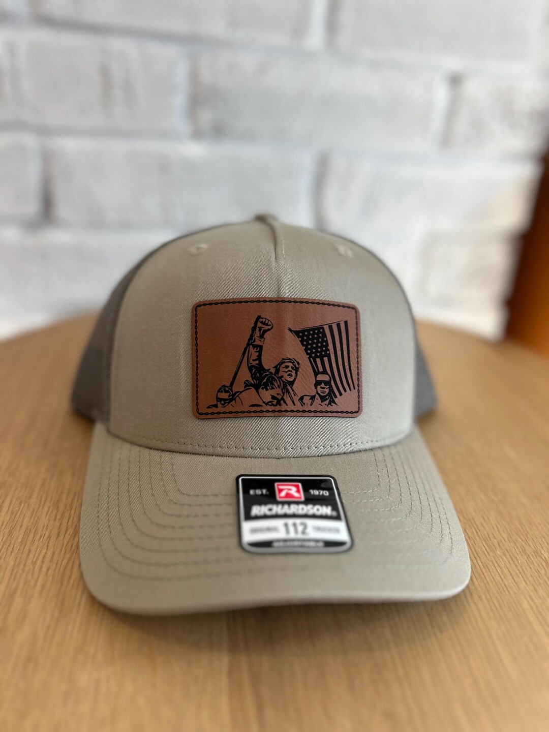 Leather Trump Patch Richardson 112 Hat - Etsy