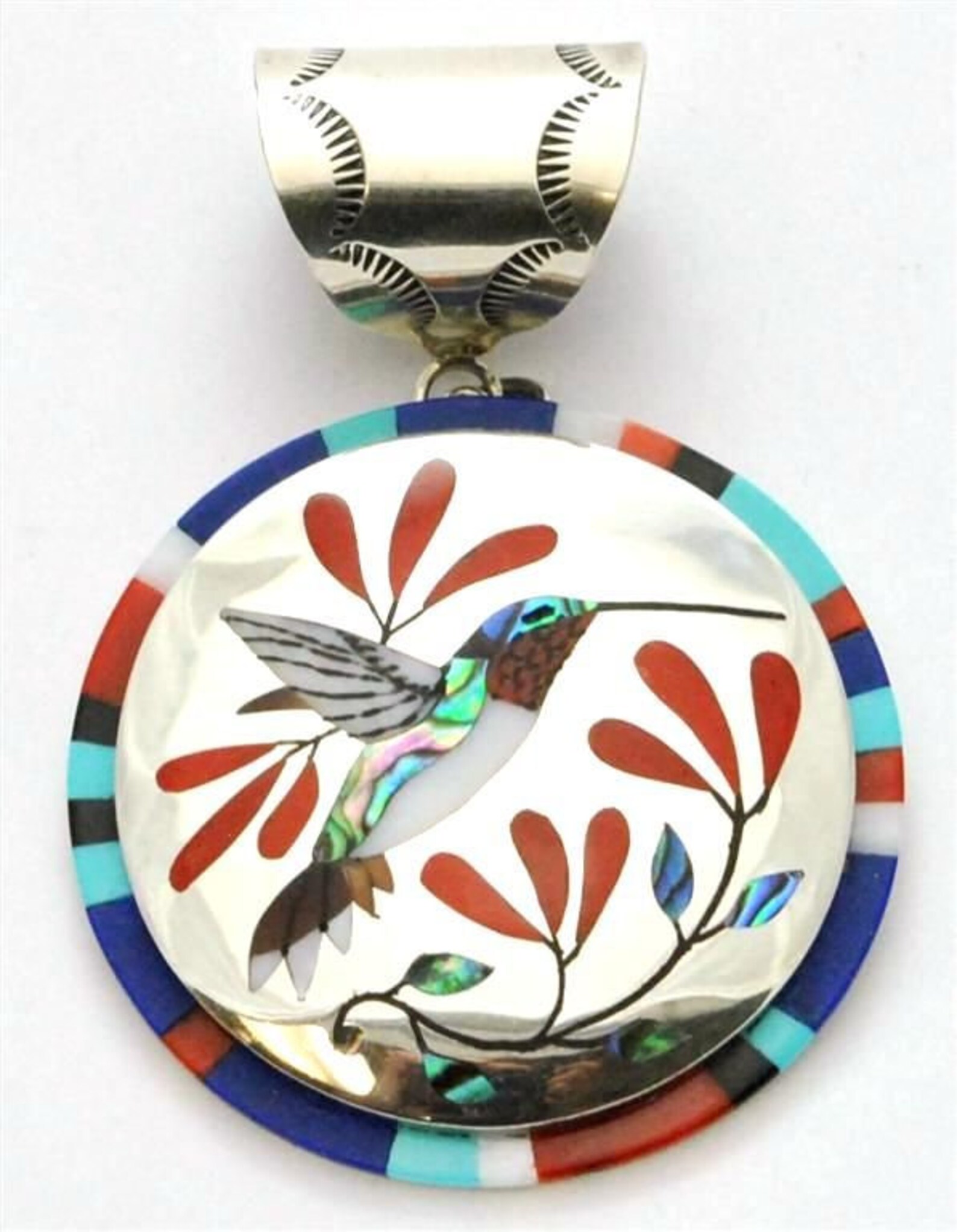 Vintage Zuni Bird Pendant Albert Dolly Banteah. Zuni Inlay | Etsy