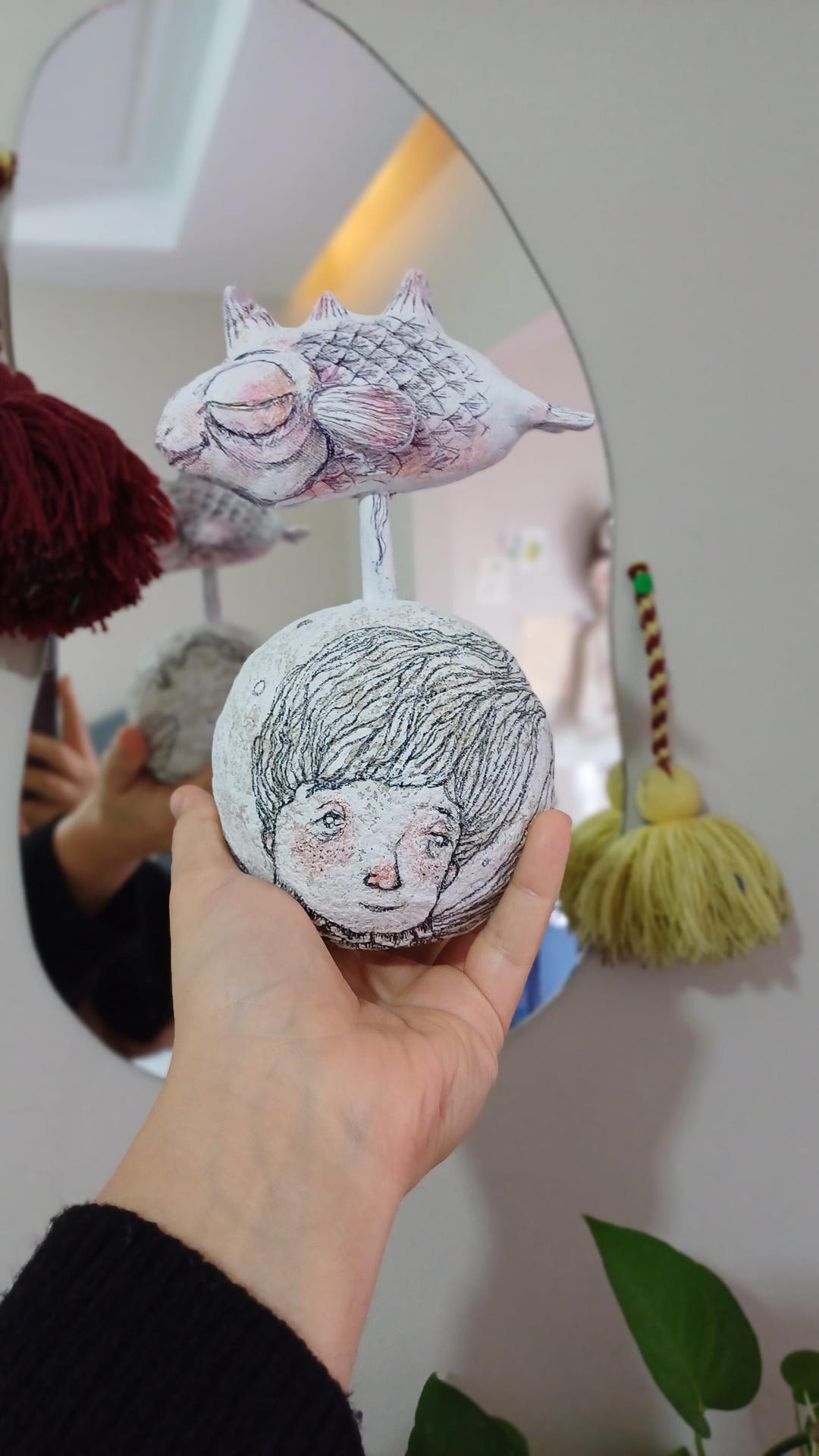 Paper Mache Sculpture A Dream From the Depths of the Sea - Etsy