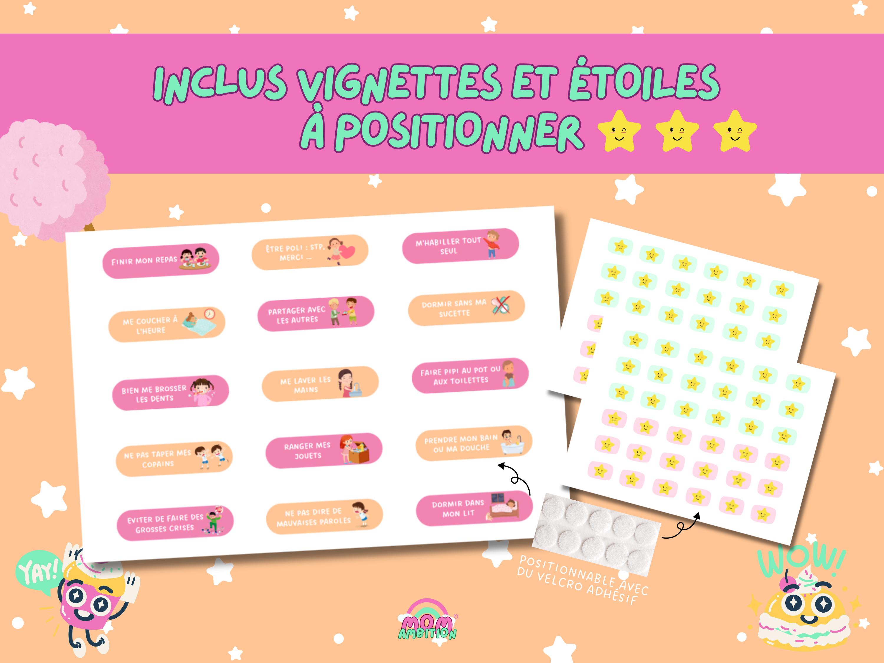 Customizable Montessori Reward Chart, Child Motivation Chart, Good ...