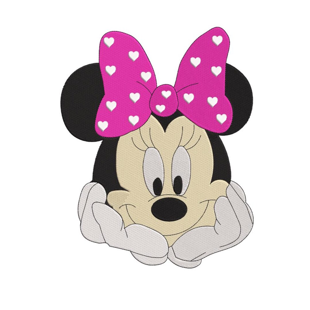 Minnie Mouse Machine Embroidery Design, Minnie Embroidery Designs ...