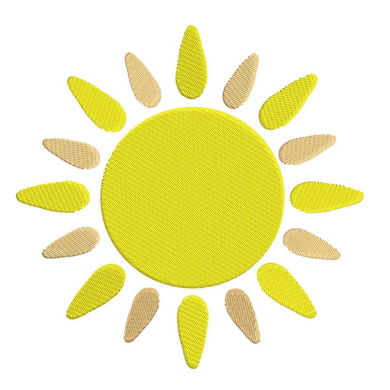 Mini Sun Embroidery Design, Machine Embroidery Designs, Embroidery ...