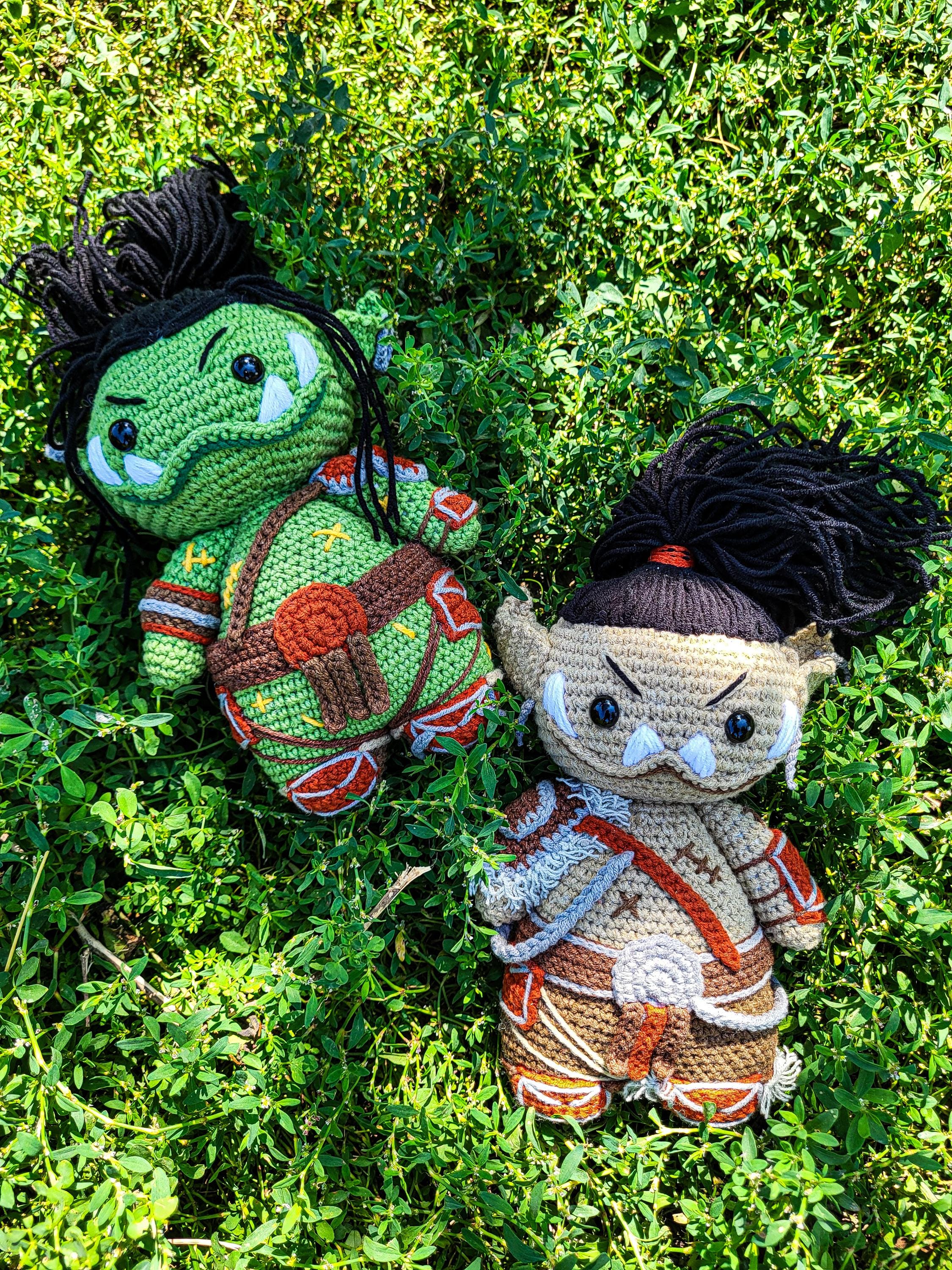Amigurumi Orc Bundle Crochet Pattern PDF – Handmade Fantasy Doll ...