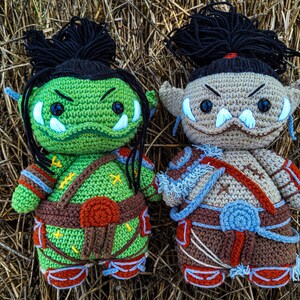 Amigurumi Orc Bundle Crochet Pattern PDF – Handmade Fantasy Doll ...