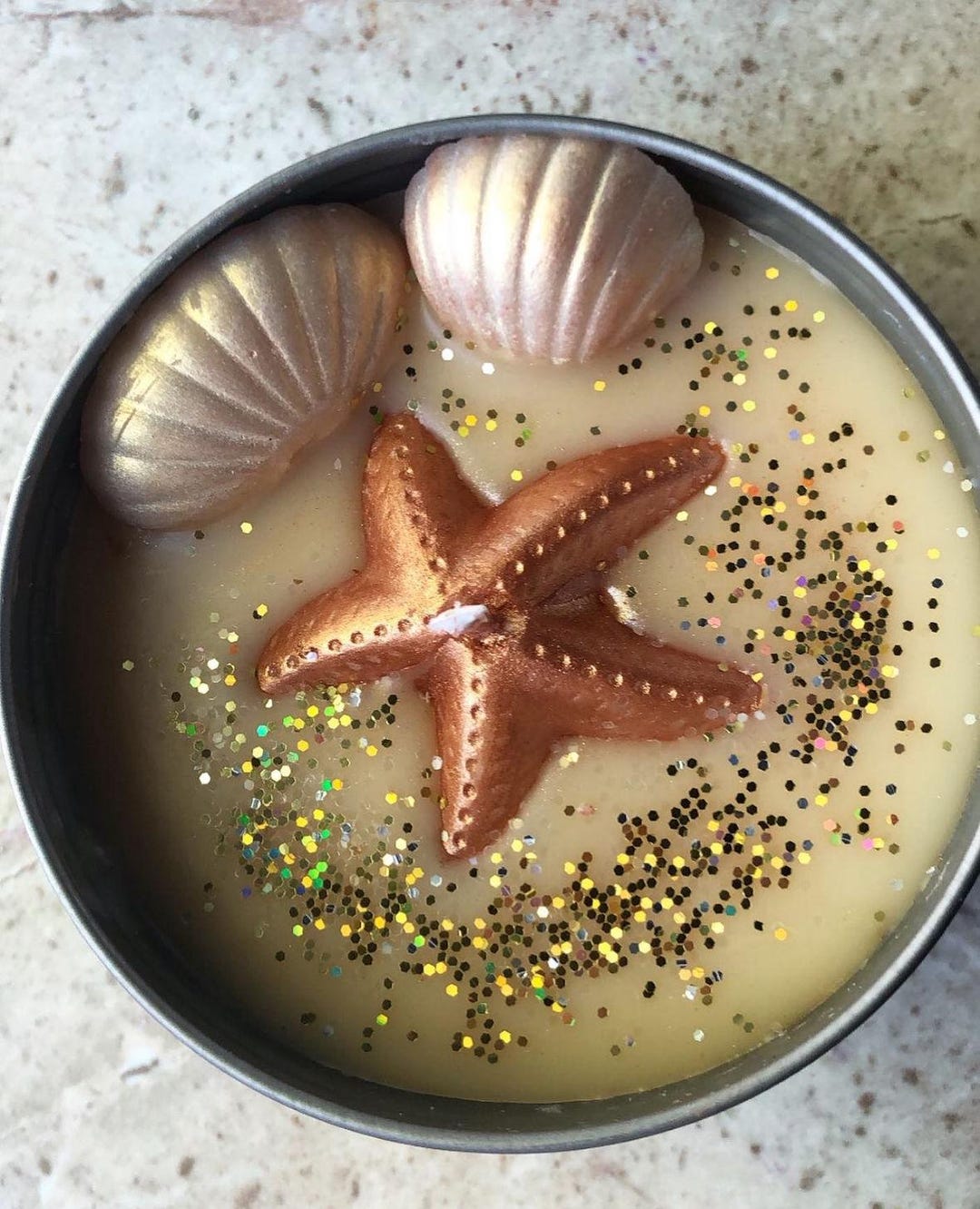 Coco Loco Shell and Starfish Candle - Etsy