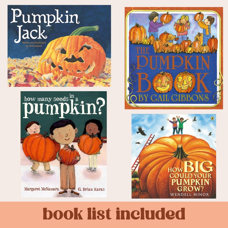 Pumpkin Unit Study Homeschool | Fall Printables | Preschool Nature ...