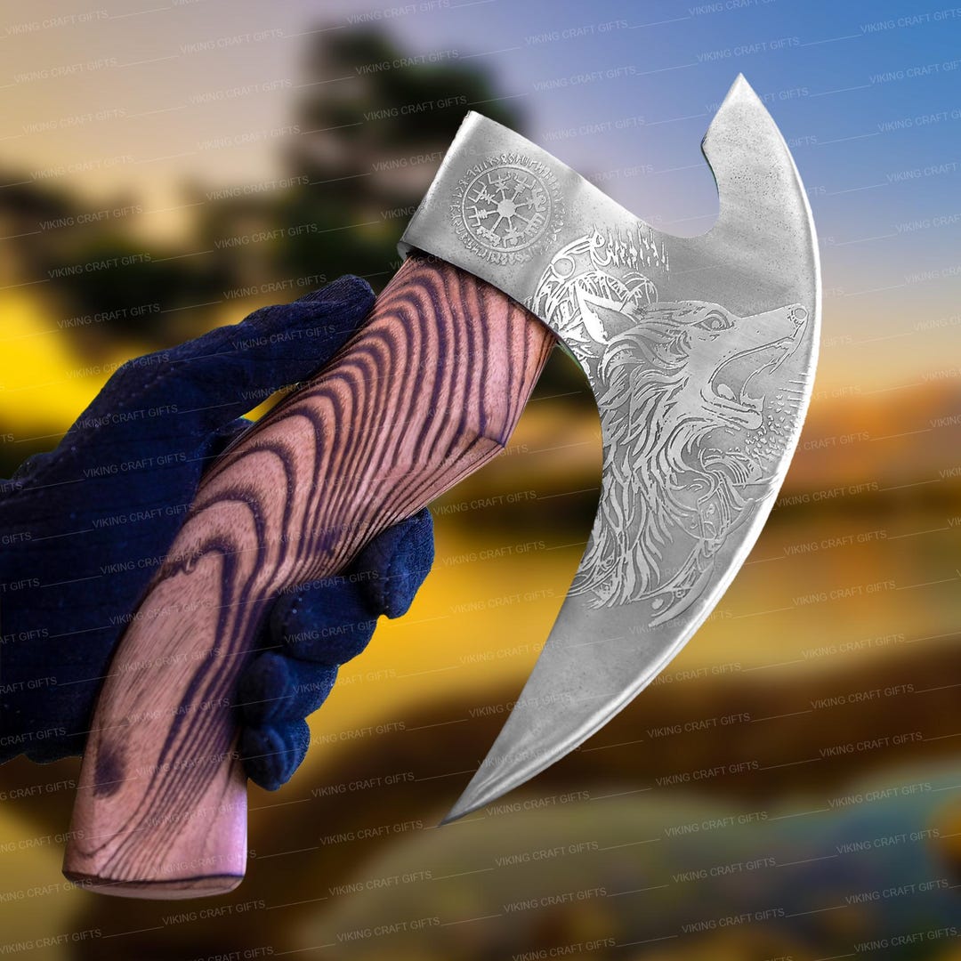 Viking Pizza Cutter Axe, Viking Pizza Axe Custom Hand Forged Pizza Axe ...