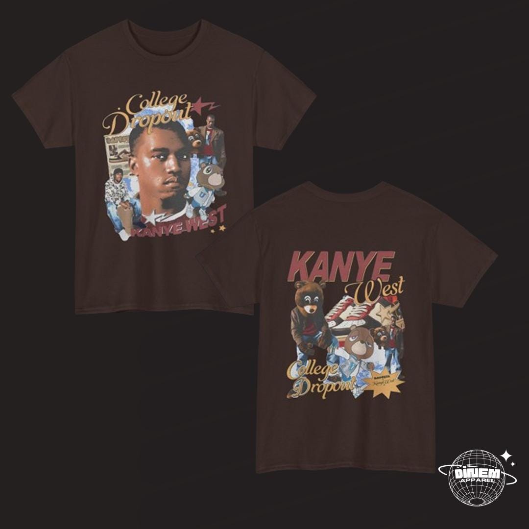 Kanye West College Dropout Shirt , College Dropout, Kanye West Album ...