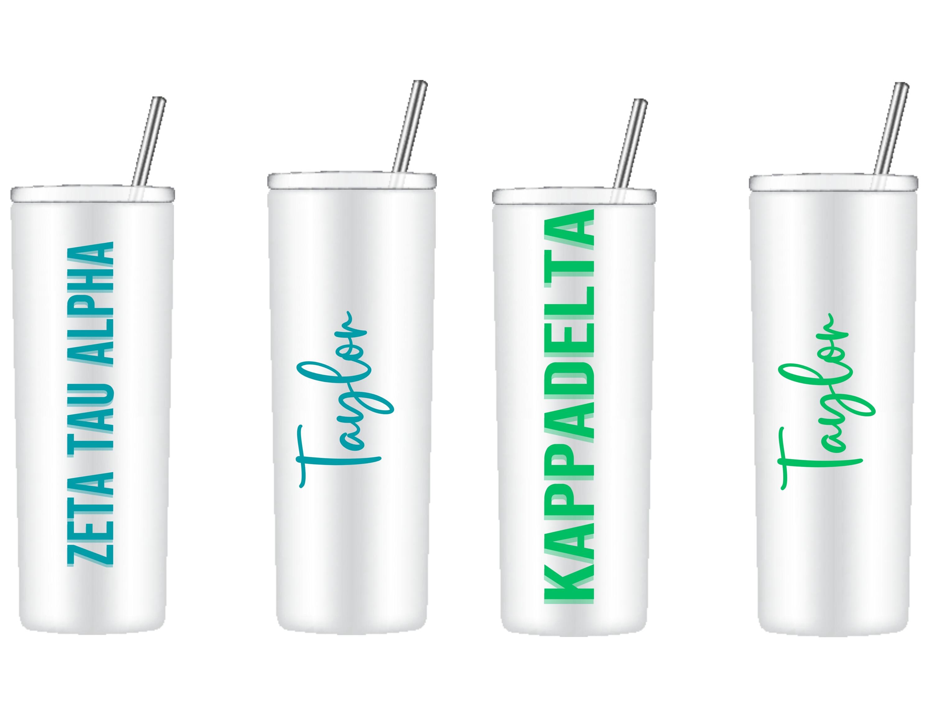 Greek Sorority Tumbler - Block Letter Edition - Etsy