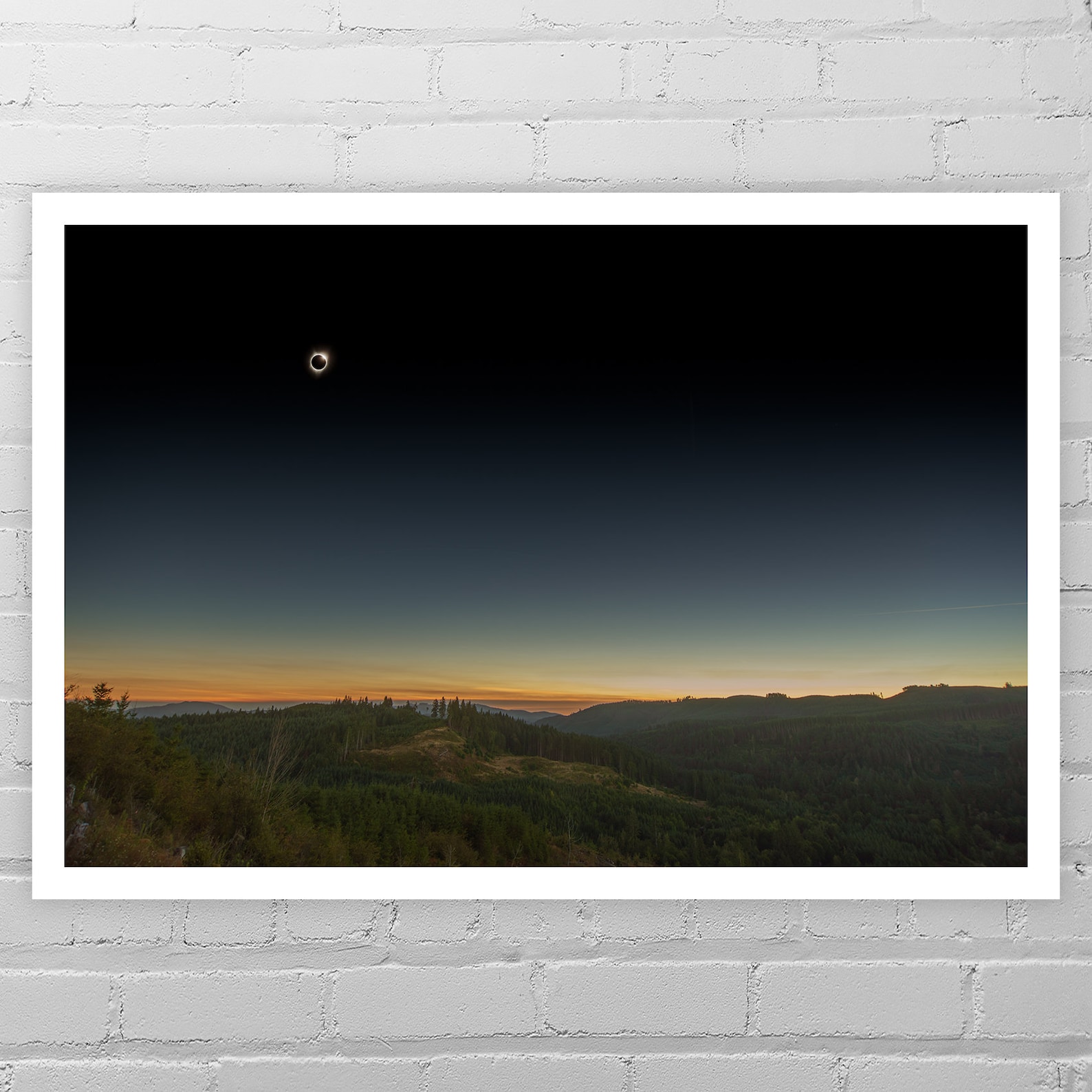 2017 Total Solar Eclipse Photo/oregon Eclipse Art/great American ...