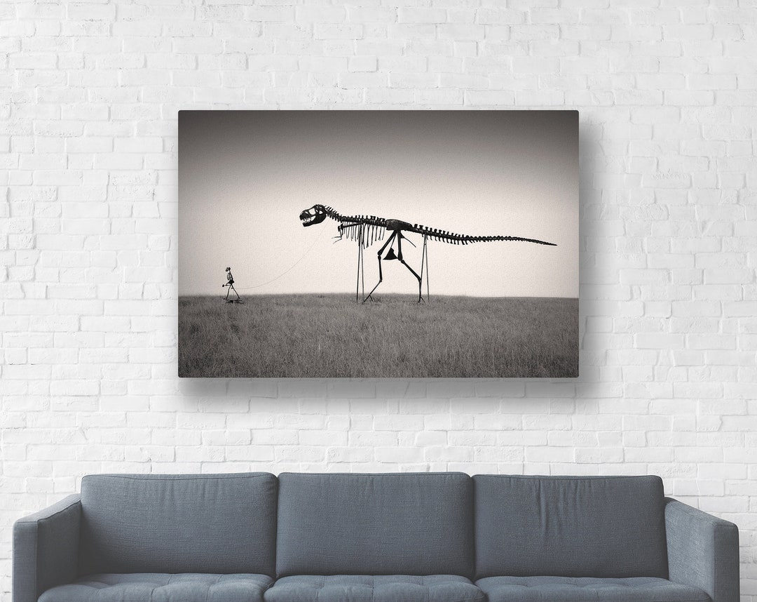 T-rex Dino Nature Photography "mans Best Friend" Dinosaur Skeleton ...