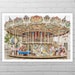 French Carousel Photo Print/carnival Art Print/france Wall Décor/paris ...