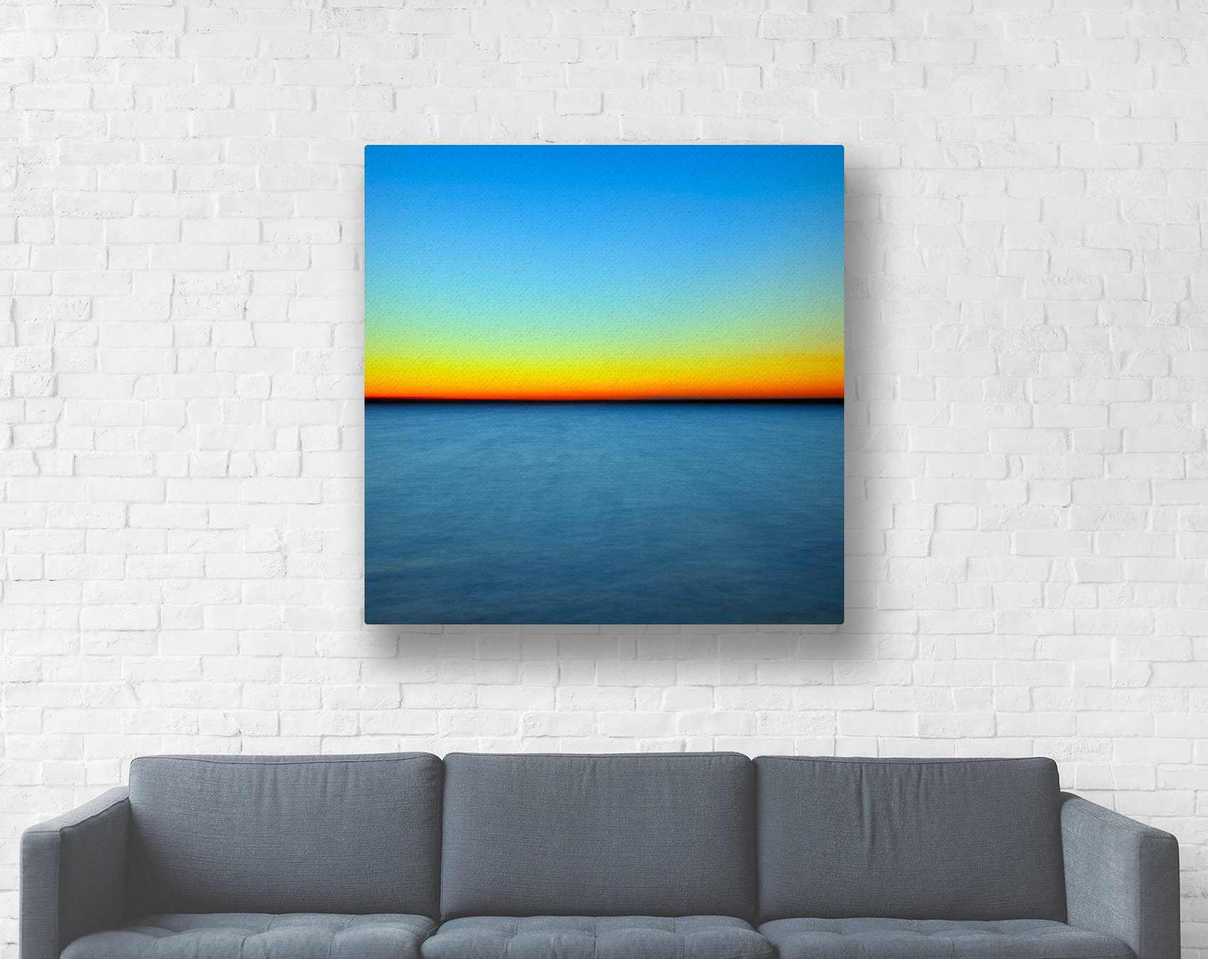 Abstract Nature Photography "horizons" Lake Sunset Photo, Blue Water ...