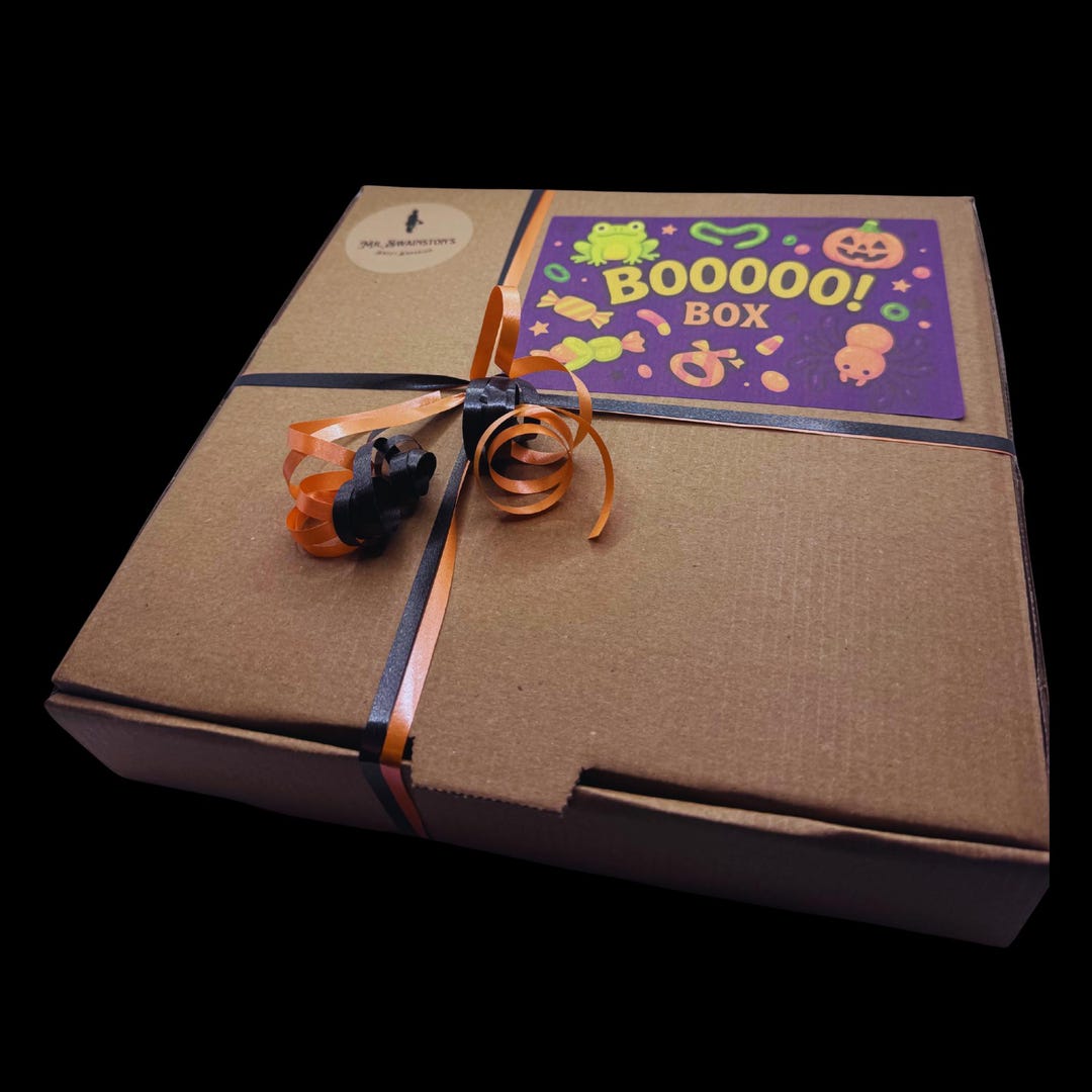 Halloween Boo Box. Halloween Sweet Box Filled With Halloween Themed ...
