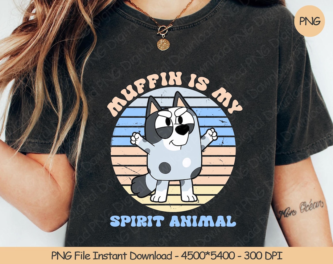 Muffin is My Spirit Animal PNG, File Instant Download, Digital Design ...