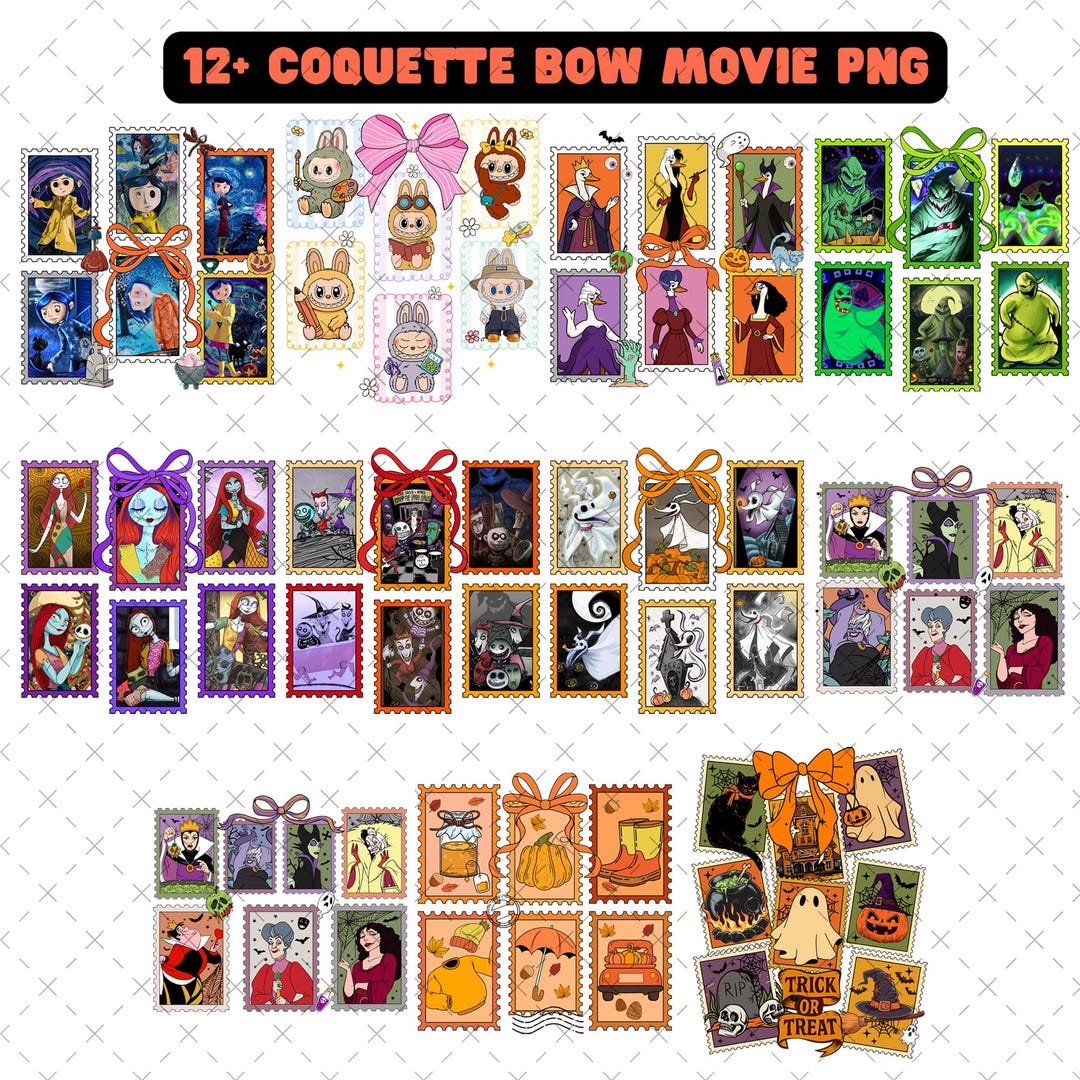 12+coquette Bow Movie Png, Halloween Coquette Png, Horror Movie Png ...