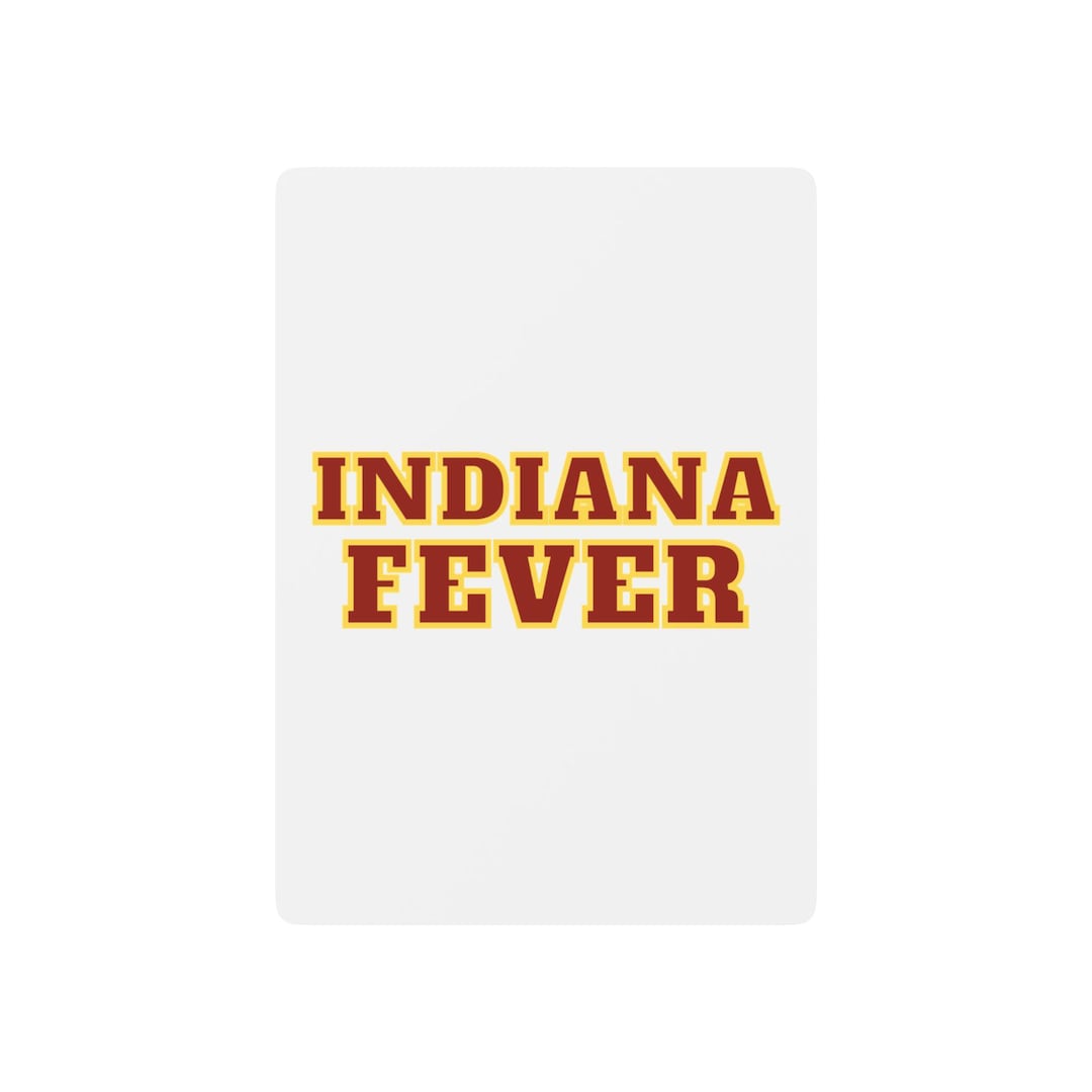 Indiana Fever Playing Cards - Elegant Poker Deck With Ace of Spades ...