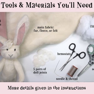 In the Hoop Jointed Bunny Rabbit Plushie for Embroidery Machines ...