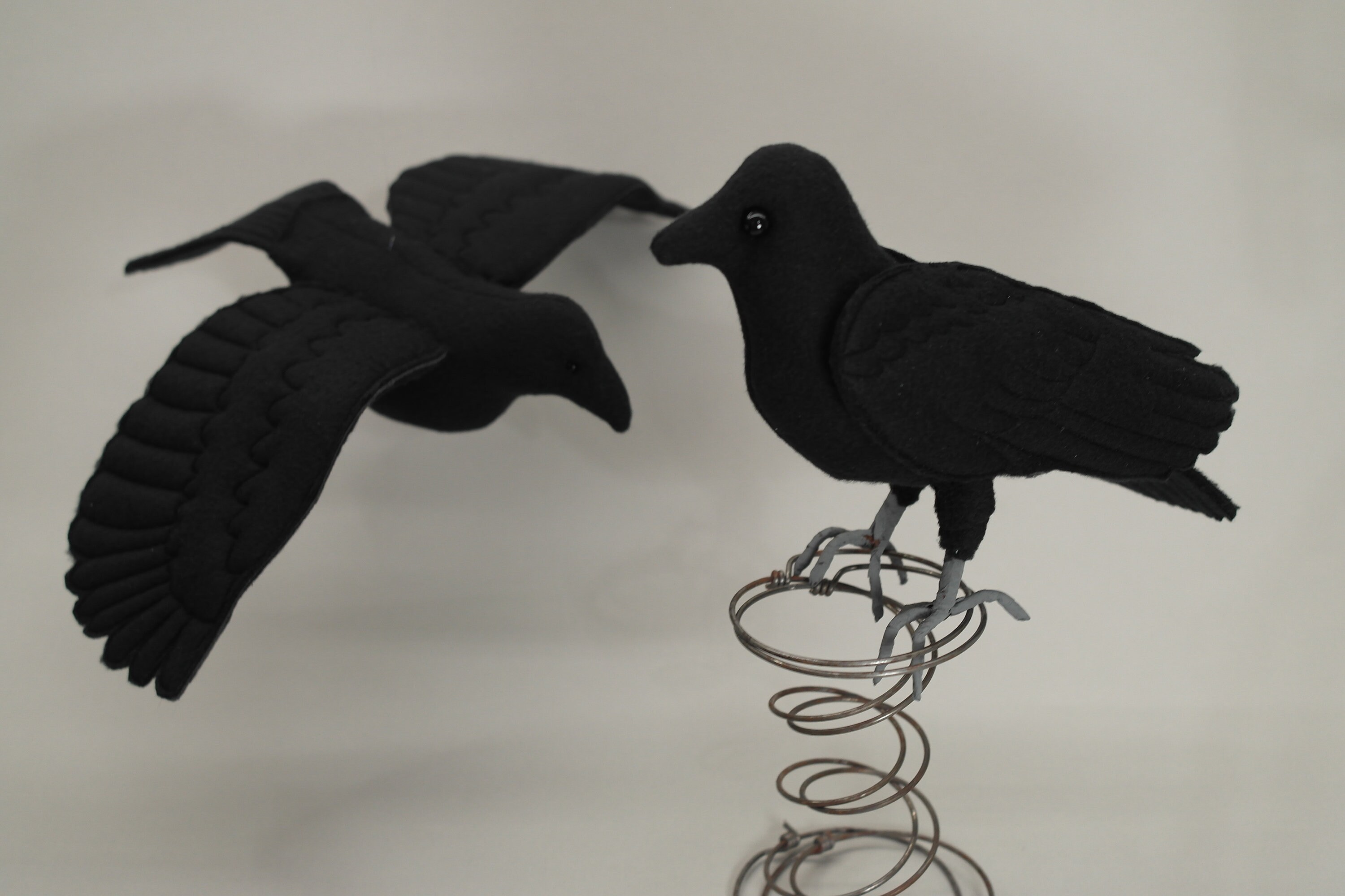 Crow PDF Sewing Pattern With Quilted Wings and Tail for Fall or ...