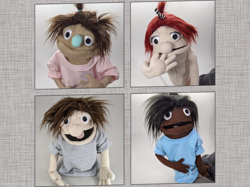 Human Hand and Rod Puppet PDF Sewing Pattern With Video Tutorial - Etsy