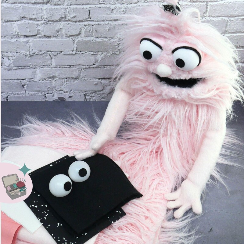 Furry Muppet Puppet - Etsy