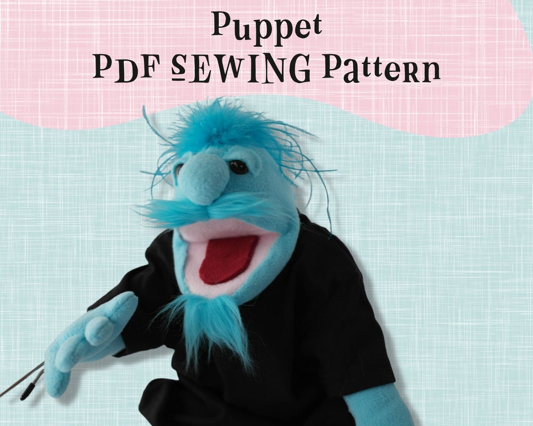 Yib Puppet PDF Sewing Pattern for Hand-and-rod Puppet Easy - Etsy