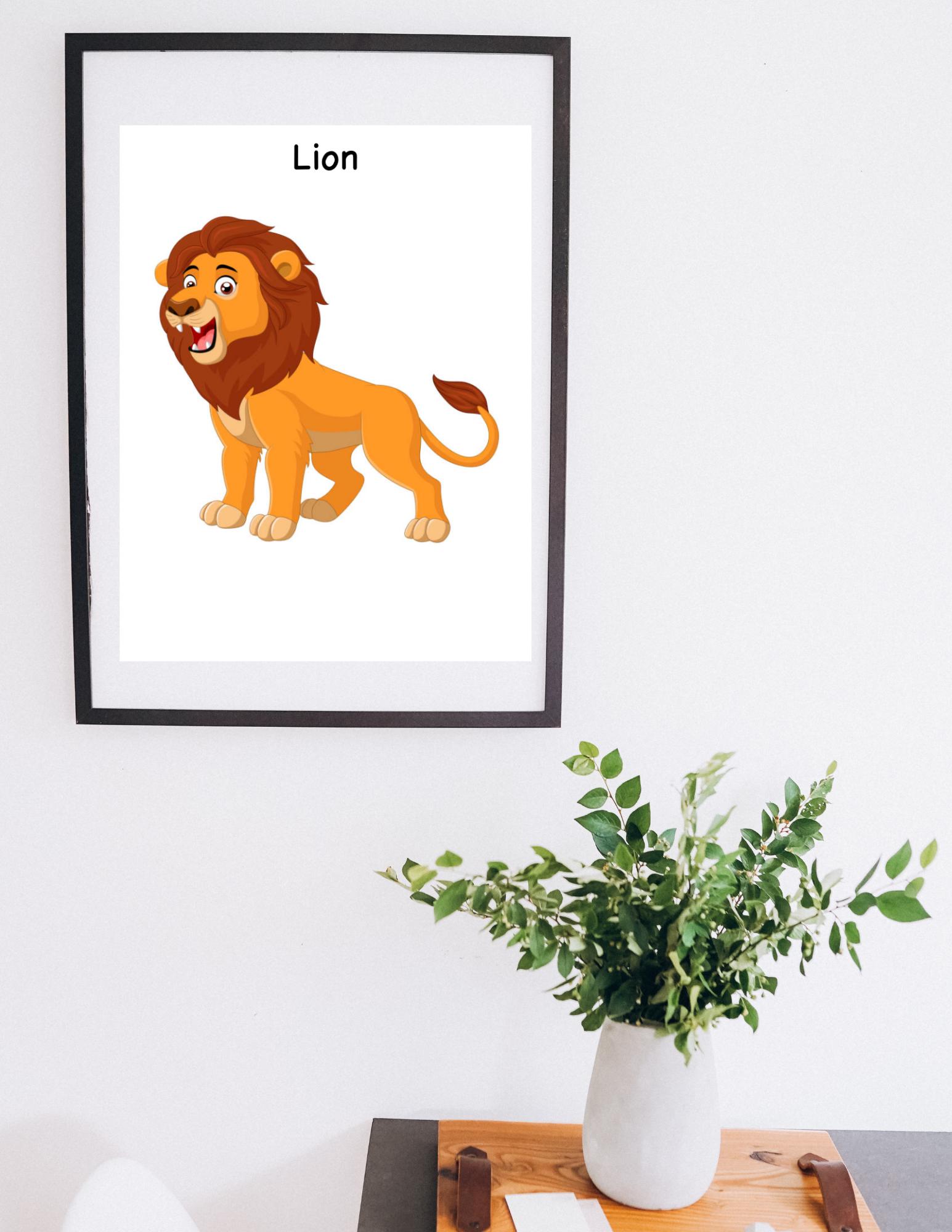 My First Animals Poster Instant Download PDF - Etsy