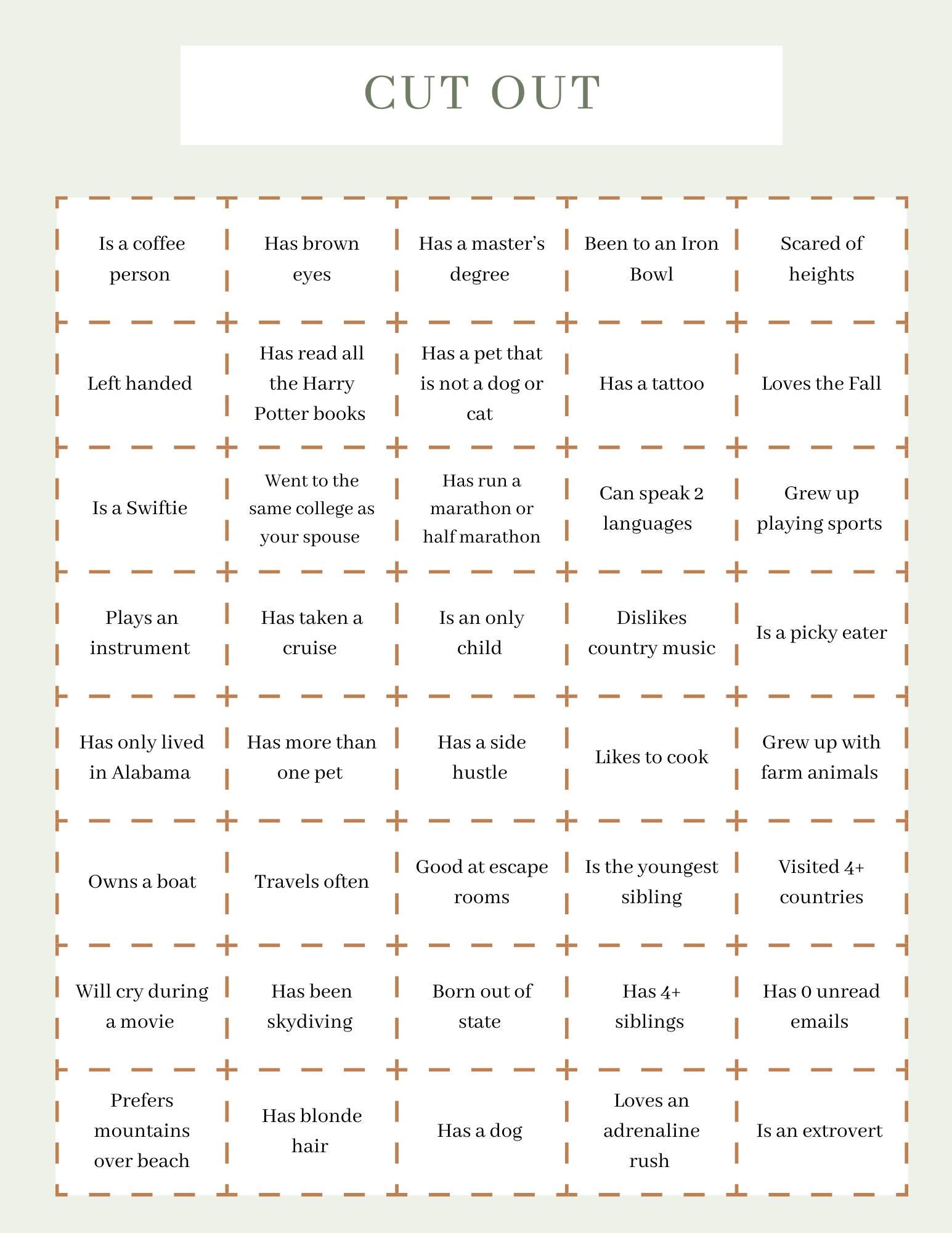 Get to Know You Bingo Game Small Group Editable Template - Etsy
