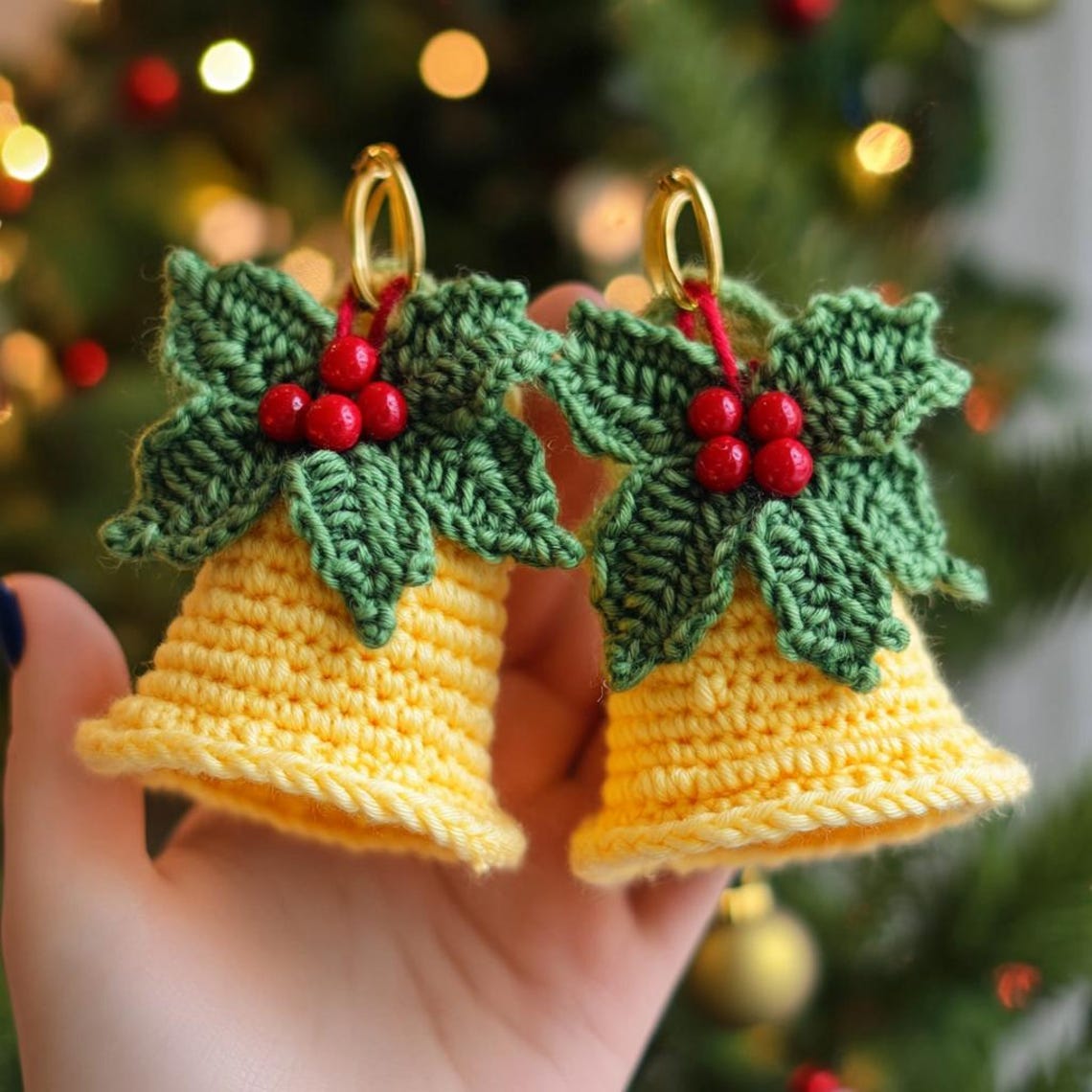 Christmas Bell Crochet Pattern DIY Crochet Tutorial Christmas Bell ...
