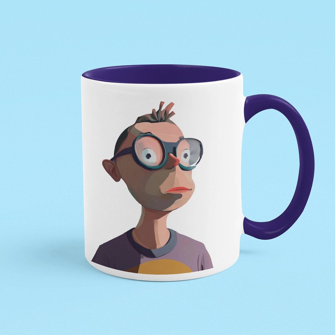 Funny Big-eyed Cartoon Mug – Unique Character Design for Your Morning ...