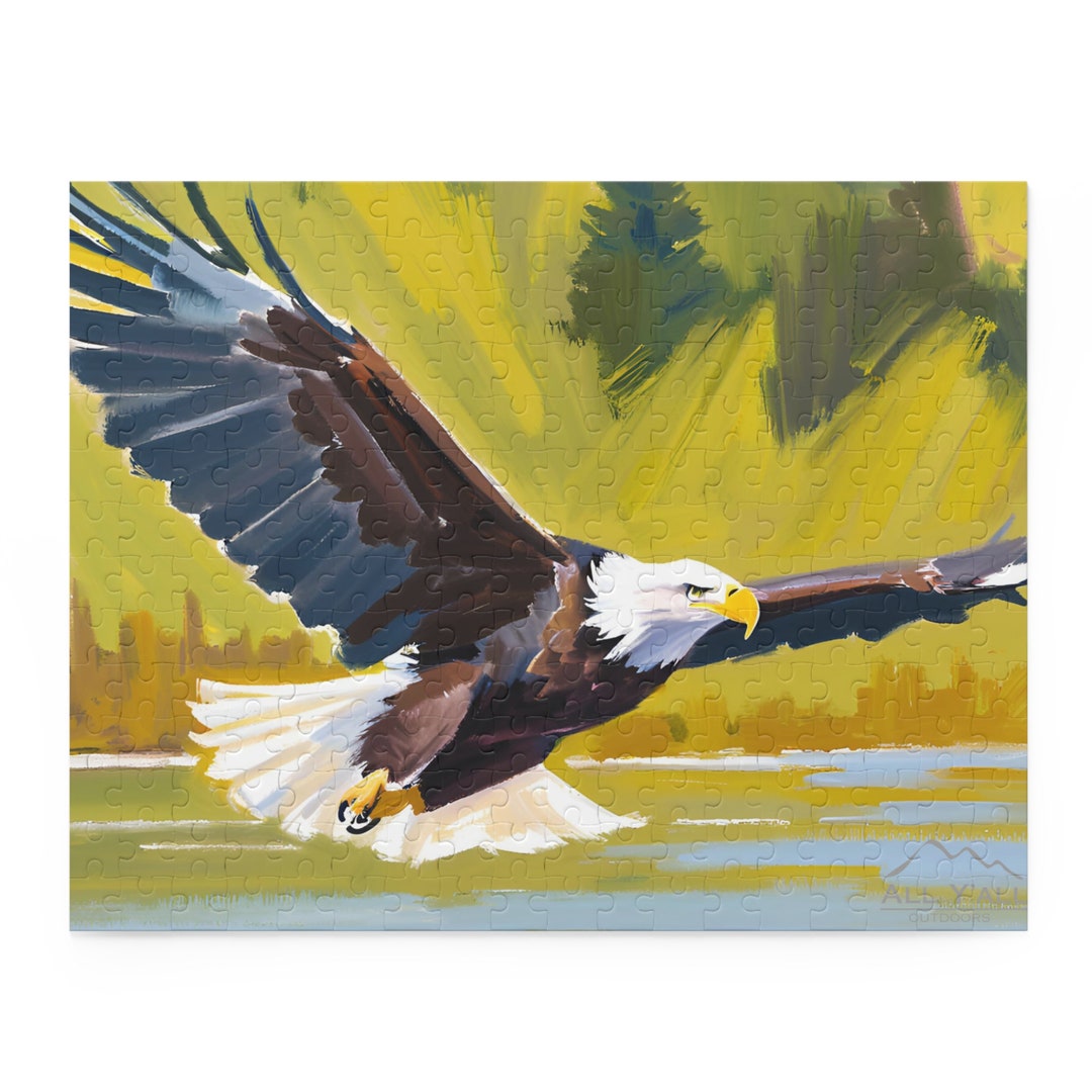 Eagle Puzzle whitetail Deer Puzzle 120, 252, 500-piece Ages 9 - Etsy