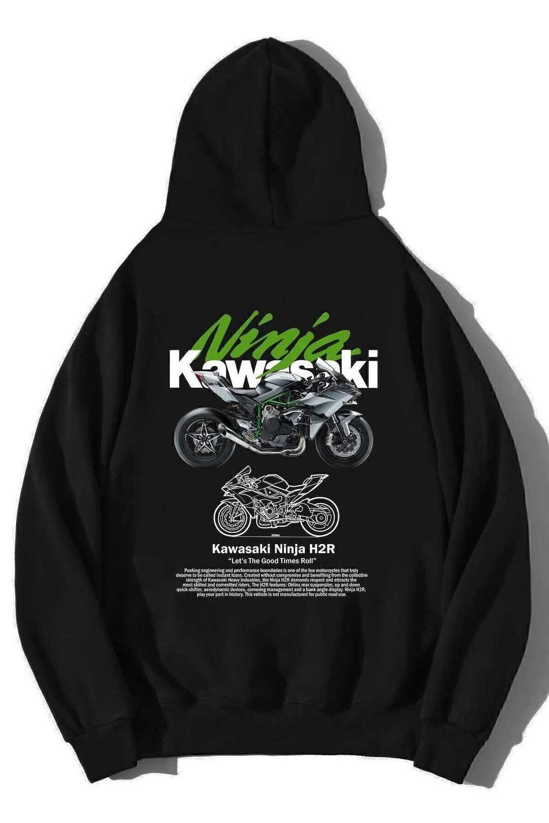 Ninja Kawasaki Hoodie Perfect for Motorcycle Enthusiasts - Etsy