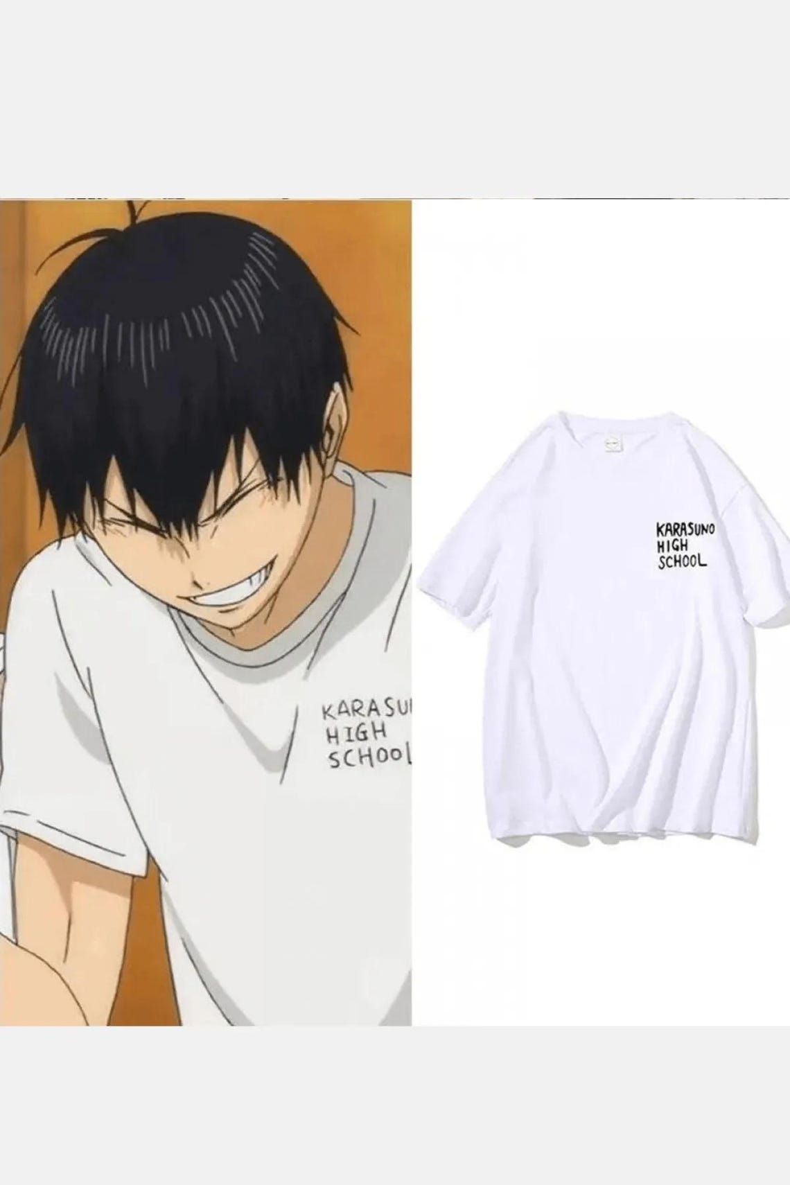 Karasuno High School Anime T-shirt Unisex Oversized Tee - Etsy