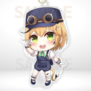 Dooby3d Vtuber Keychain Charm pre-order - Etsy