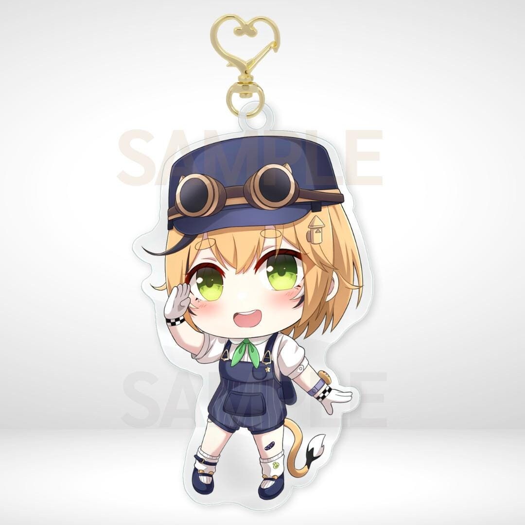 Dooby3d Vtuber Keychain Charm pre-order - Etsy