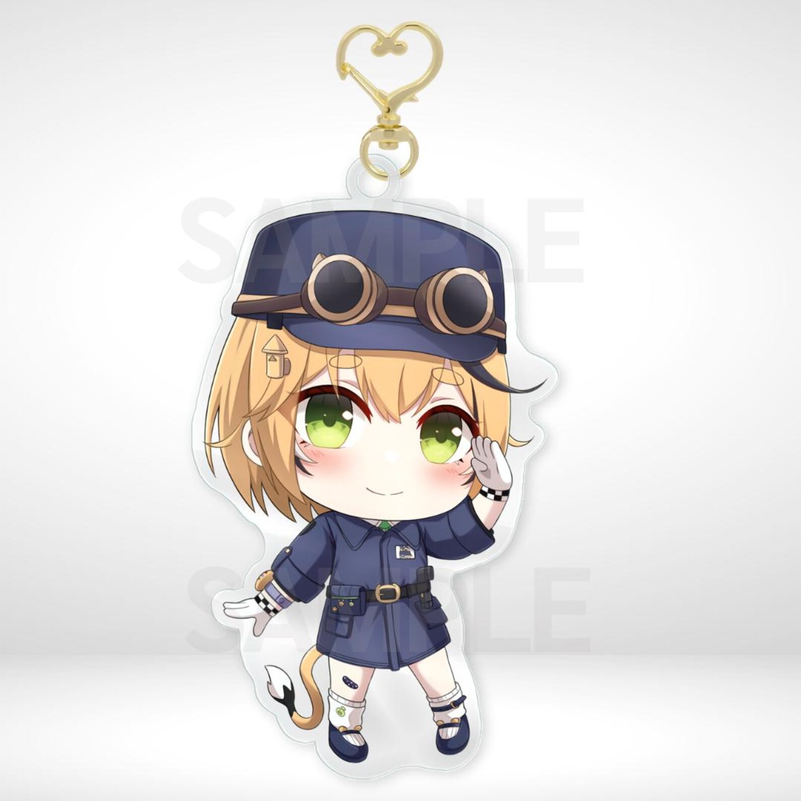 Dooby3d Vtuber Keychain Charm pre-order - Etsy