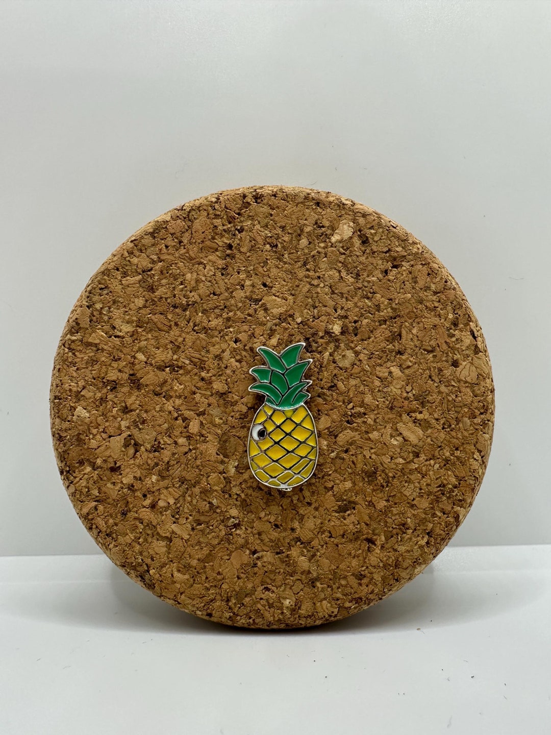 Sneaky Pineapple Enamel Pin – Funny Fruit Pin, Cute Tropical Lapel ...
