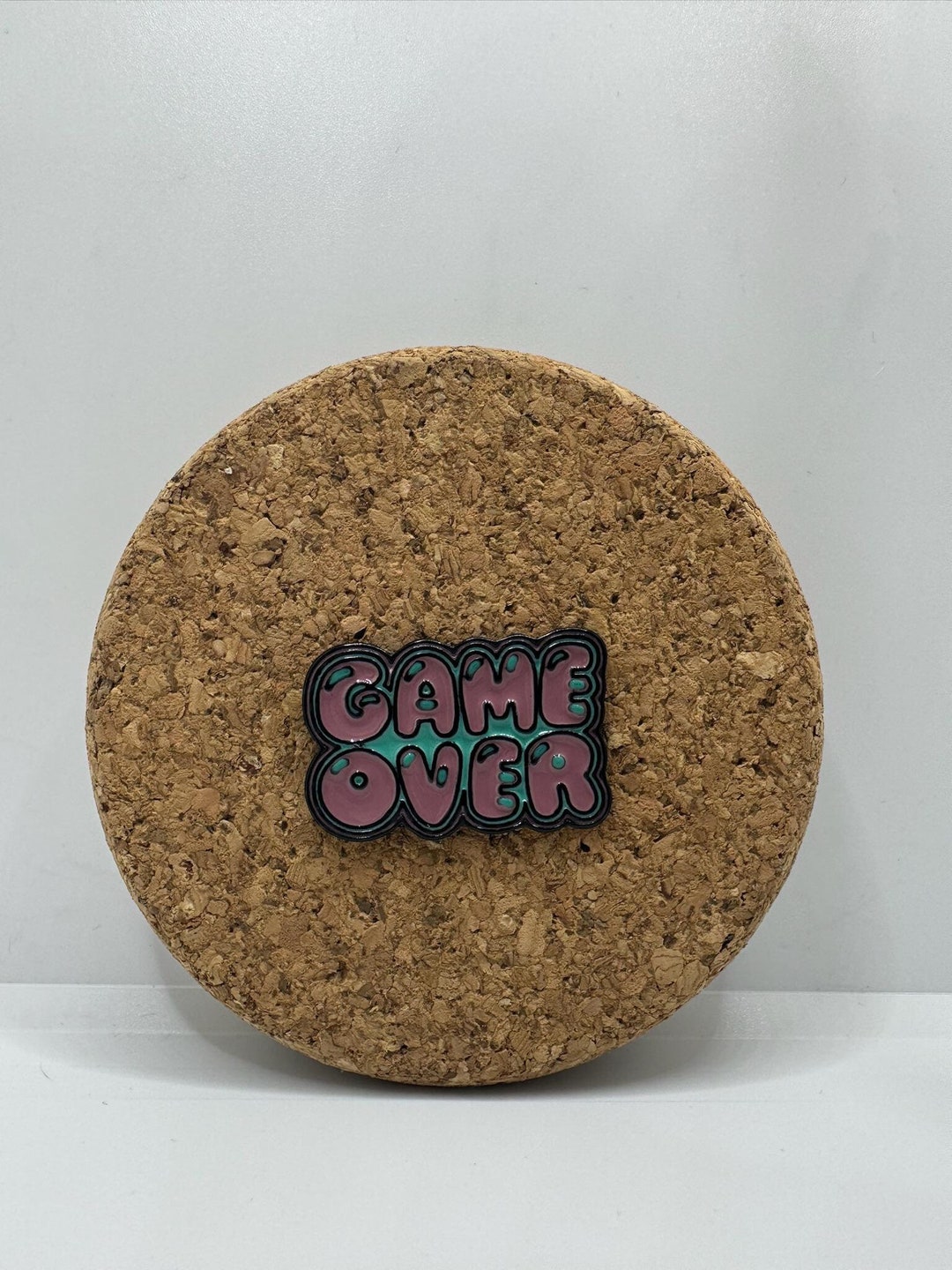Game Over Enamel Pin | Retro Gaming Pin | Funny Geeky Gamer Gift - Etsy
