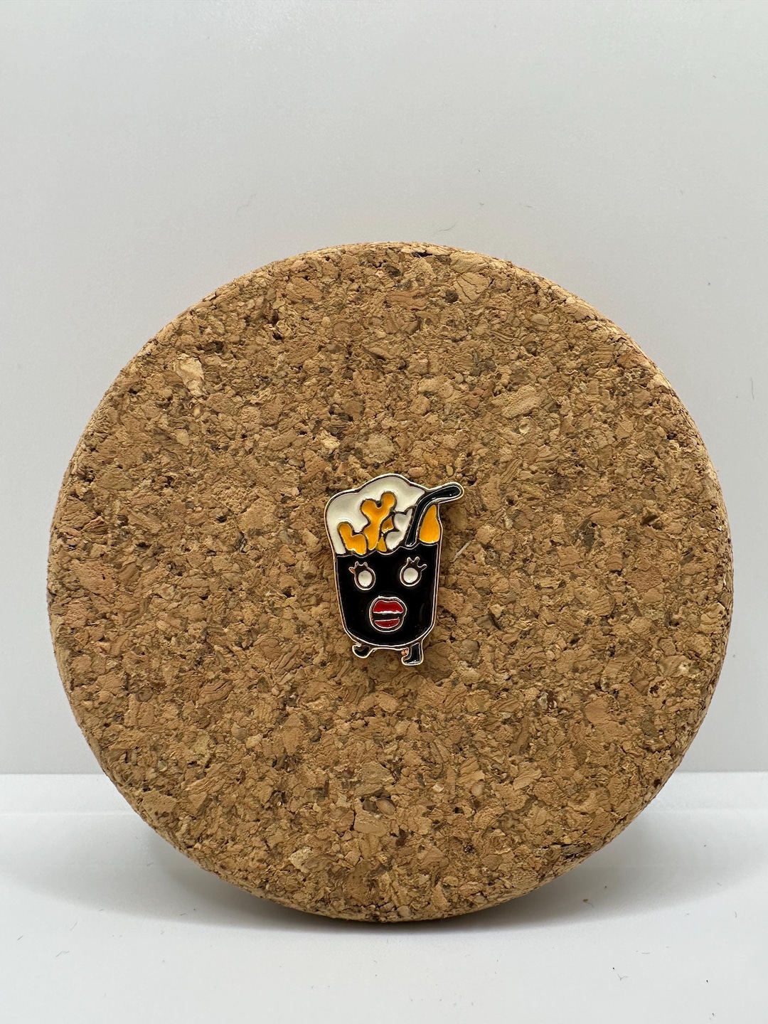 Coffee To-go Cup With Face and Legs Enamel Pin - Cute Coffee Character ...