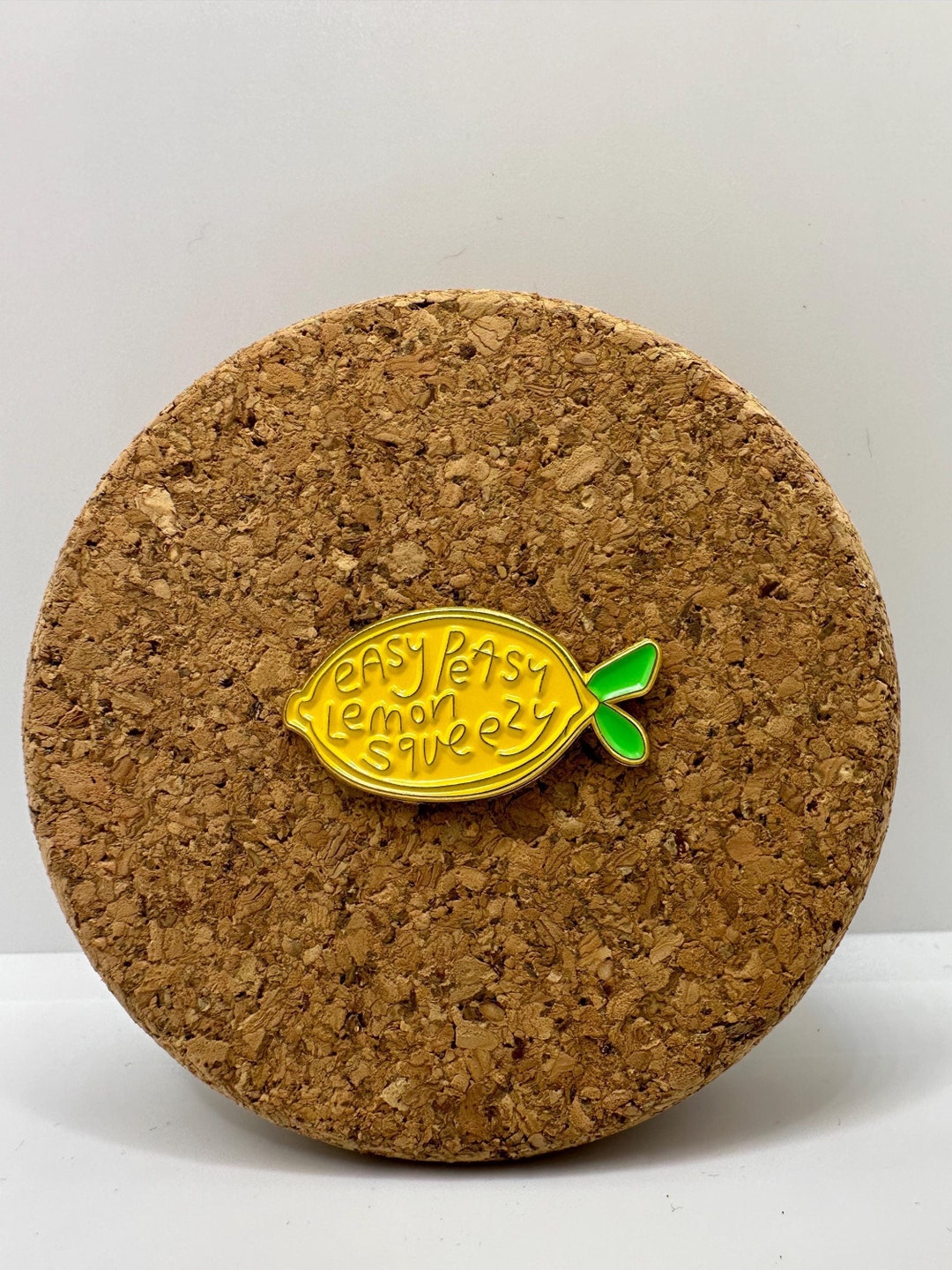 Easy Peasy Lemon Squeezy Enamel Pin - Cute Lemon Pin - Fun Citrus Lover ...