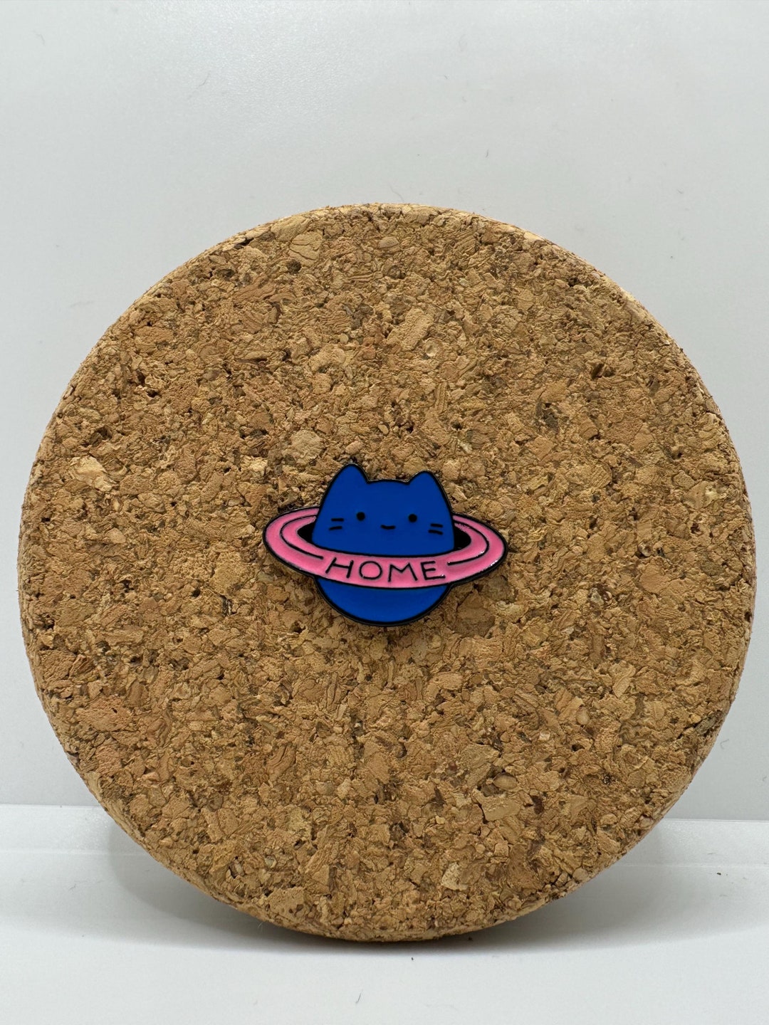 Saturn Cat Home Enamel Pin – Space Kitty Pin, Cute Cosmic Animal Lapel ...